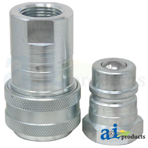 3/4-14 NPTF Hydraulic Quick Coupler (4100-5-P) – Chalmers Industries Inc
