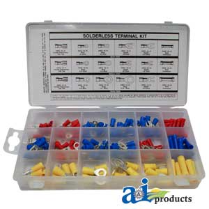 76 pcs. vinyl insulated terminal & connector assortment (TCD176 ...